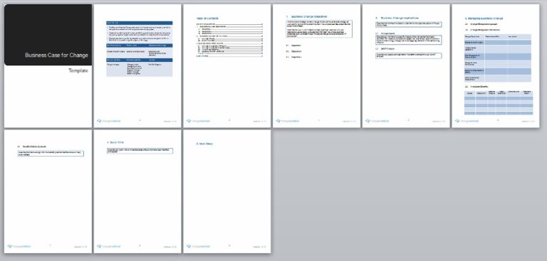 Business Case for Change | Change Management Methodology