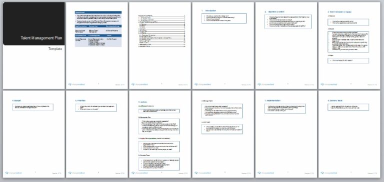 Talent Management Plan | Change Management Methodology